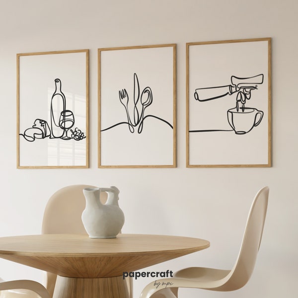 Kitchen Art Set - Etsy