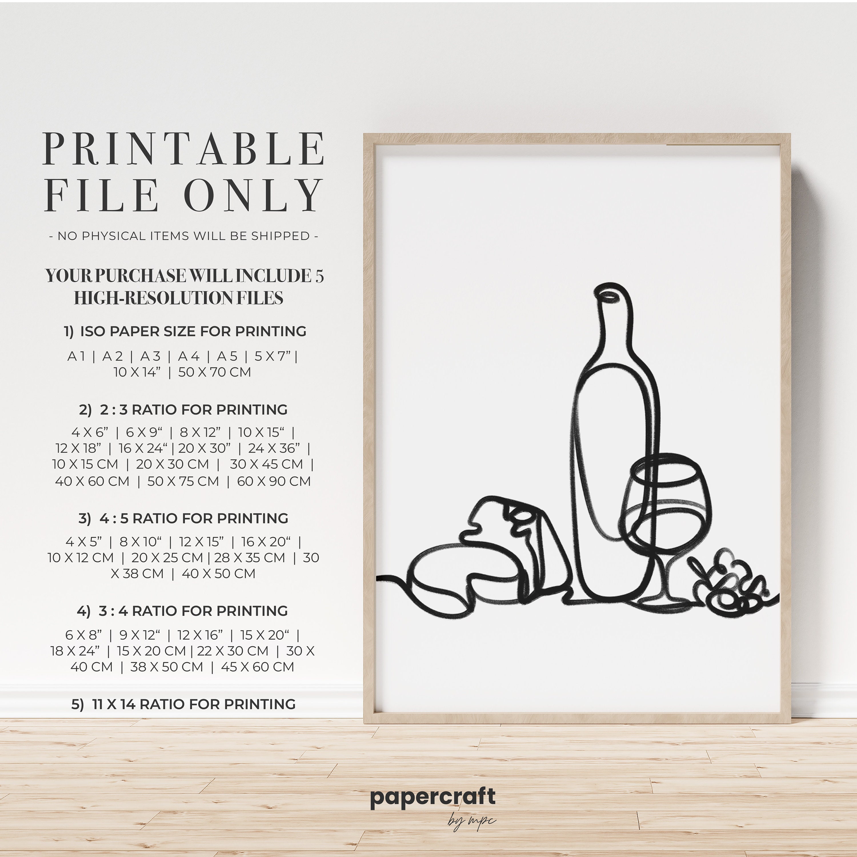Kitchen Print Set of 3 PRINTABLE Kitchen Wall Art Kitchen Gallery Wall ...