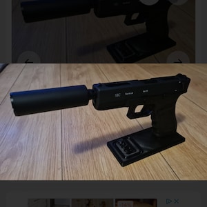 Glock/double Stack Pistol Display Stand - Etsy