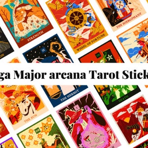 Large Tarot Card Deck, 22 Major Arcana - Etsy