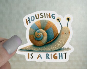 Housing is a Human Right Sticker Human Rights Decal Affordable Housing ...