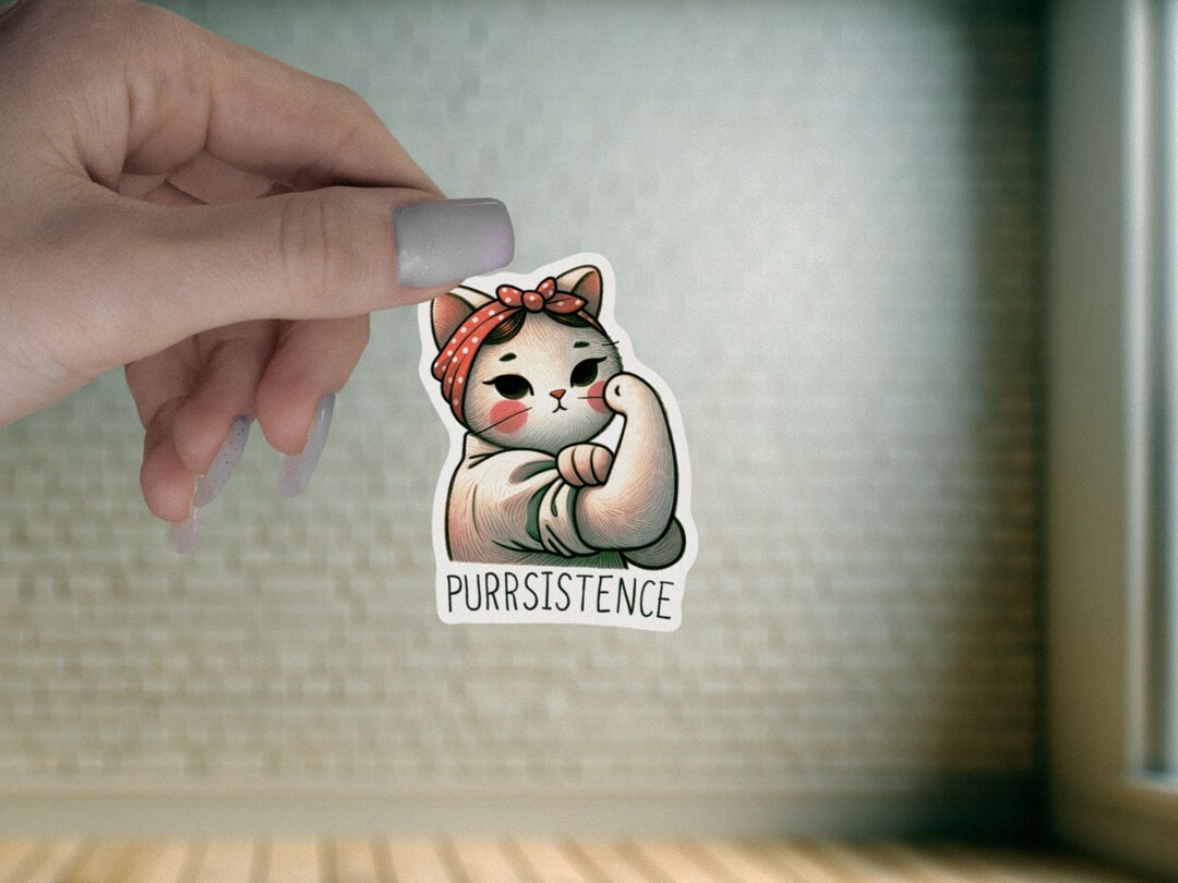 Rosie the Riveter Feminist Sticker Persistence Women's Rights Feminism ...