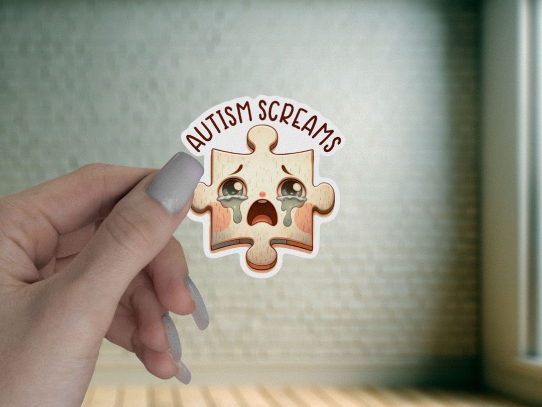 Autism Sticker Giving Voice to Severe Autism Awareness Stickers for ASD ...