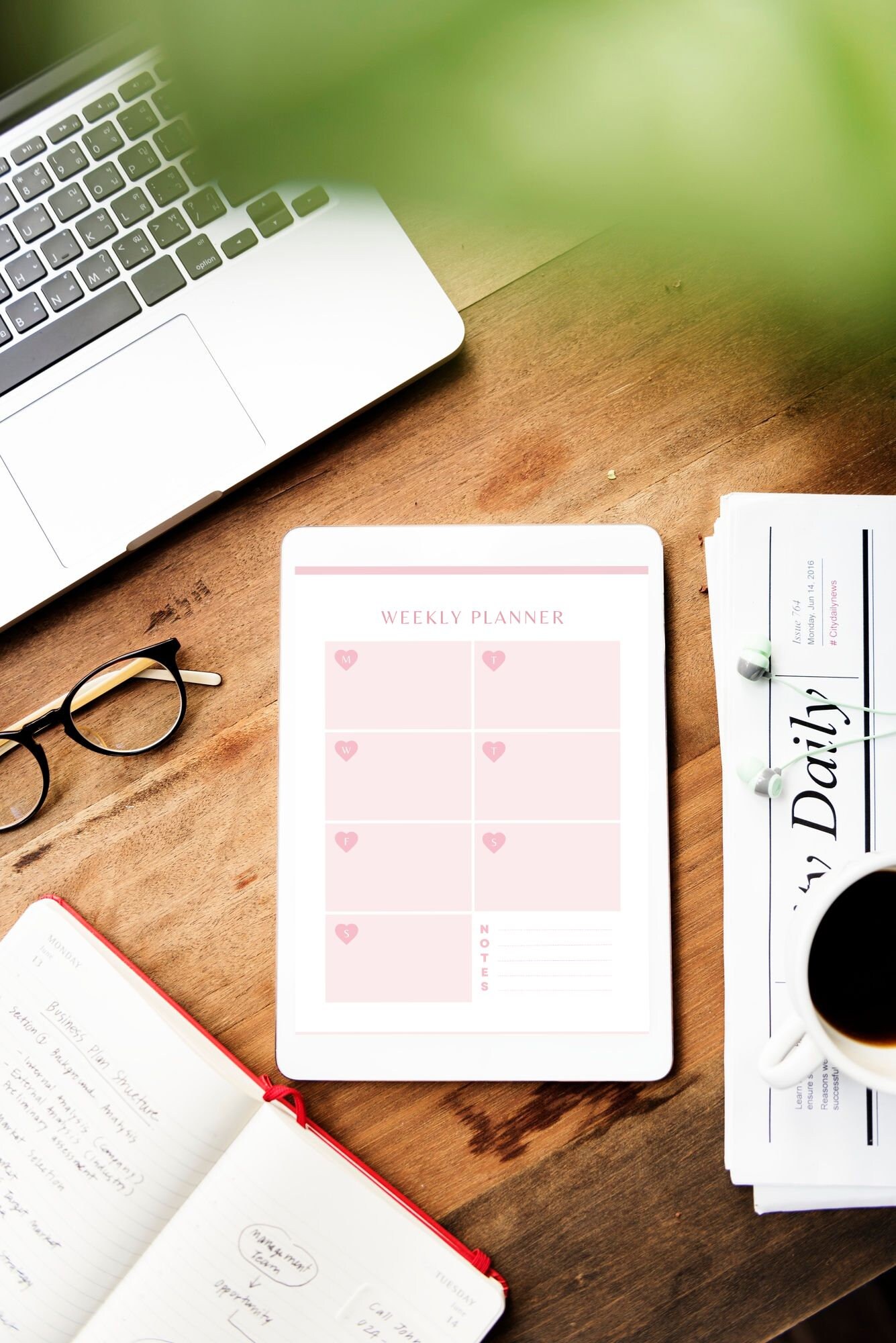 Weekly Planner Printable, Instant Download, Coquette Pink Planner ...