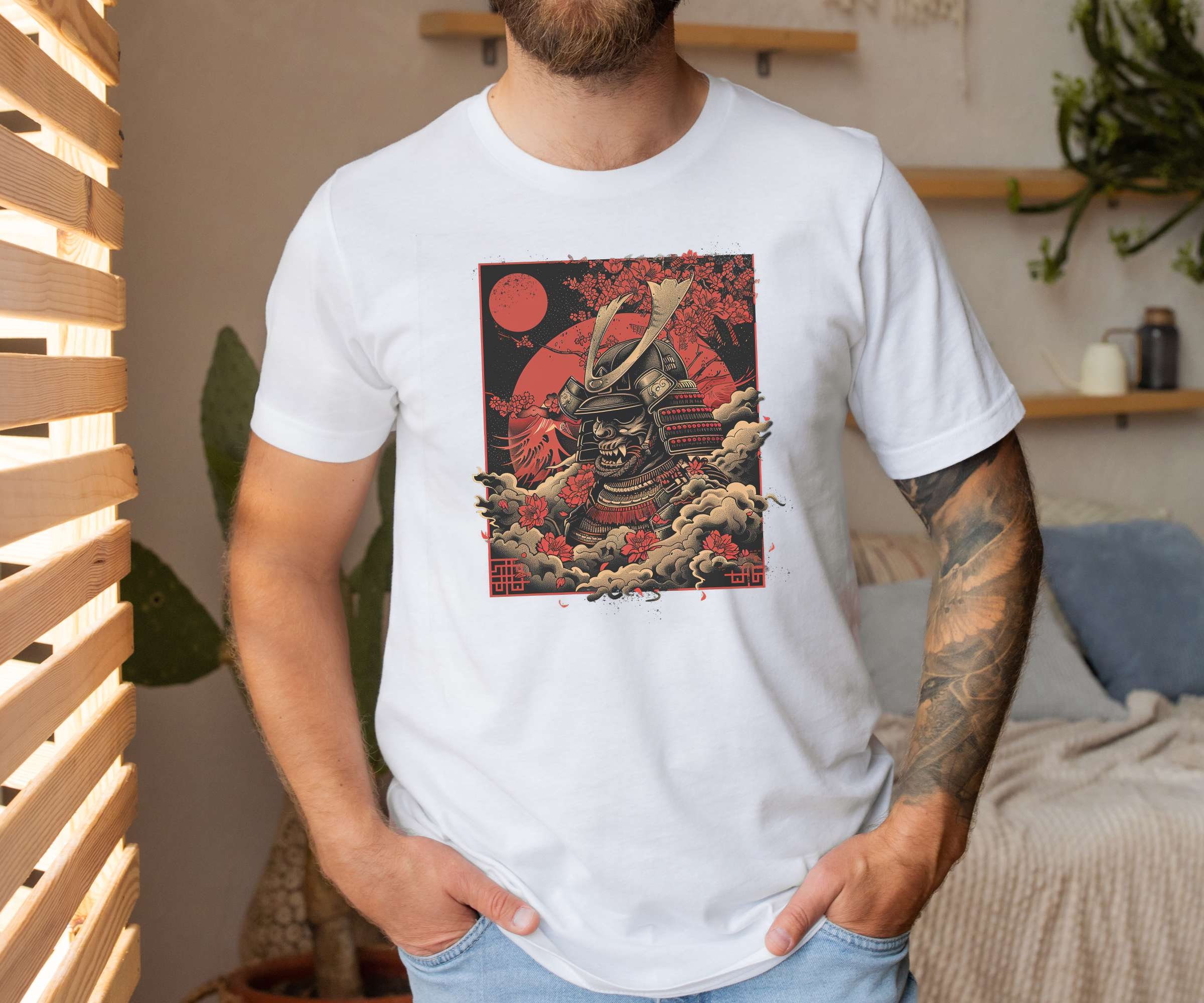 Samurai Warrior Top With Authentic Armor Design, Shogun Raiden Japanese ...