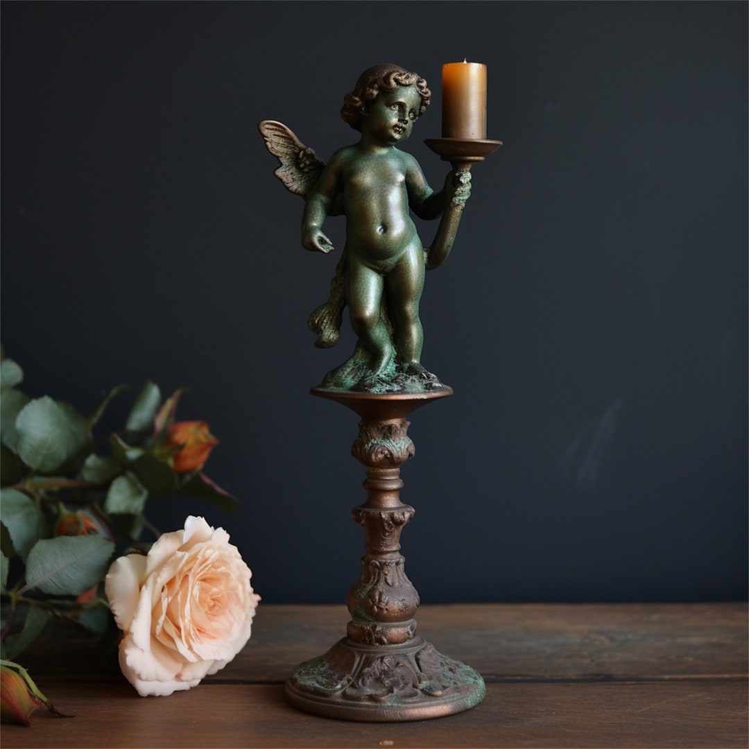 Vintage French Medieval Candlestick Decorations for a High-end - Etsy