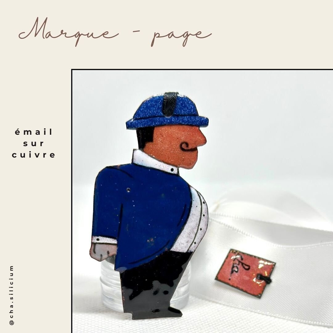 Hercule Poirot Enamel on Copper Bookmark - Etsy UK