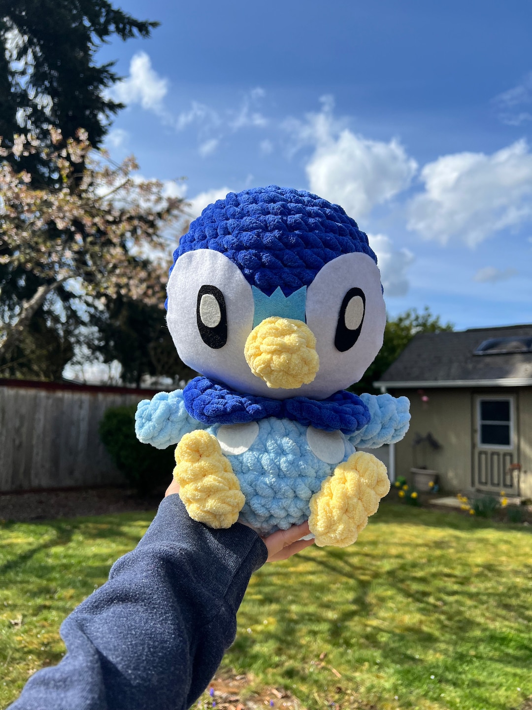 Piplup Pokemon Crochet Amigurumi Plush - Etsy