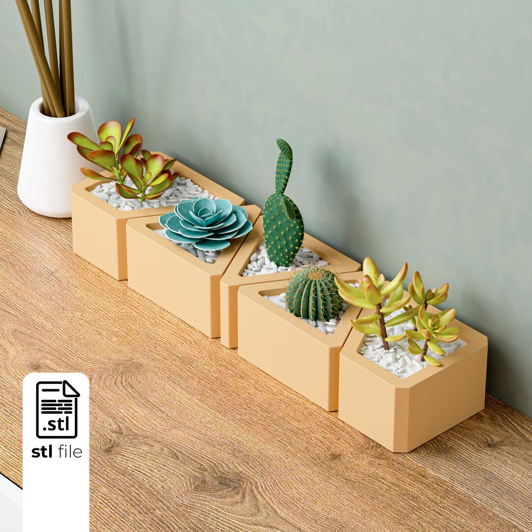 Plant Pot STL 3D Print File Model Stl File for 3D Printers - Etsy