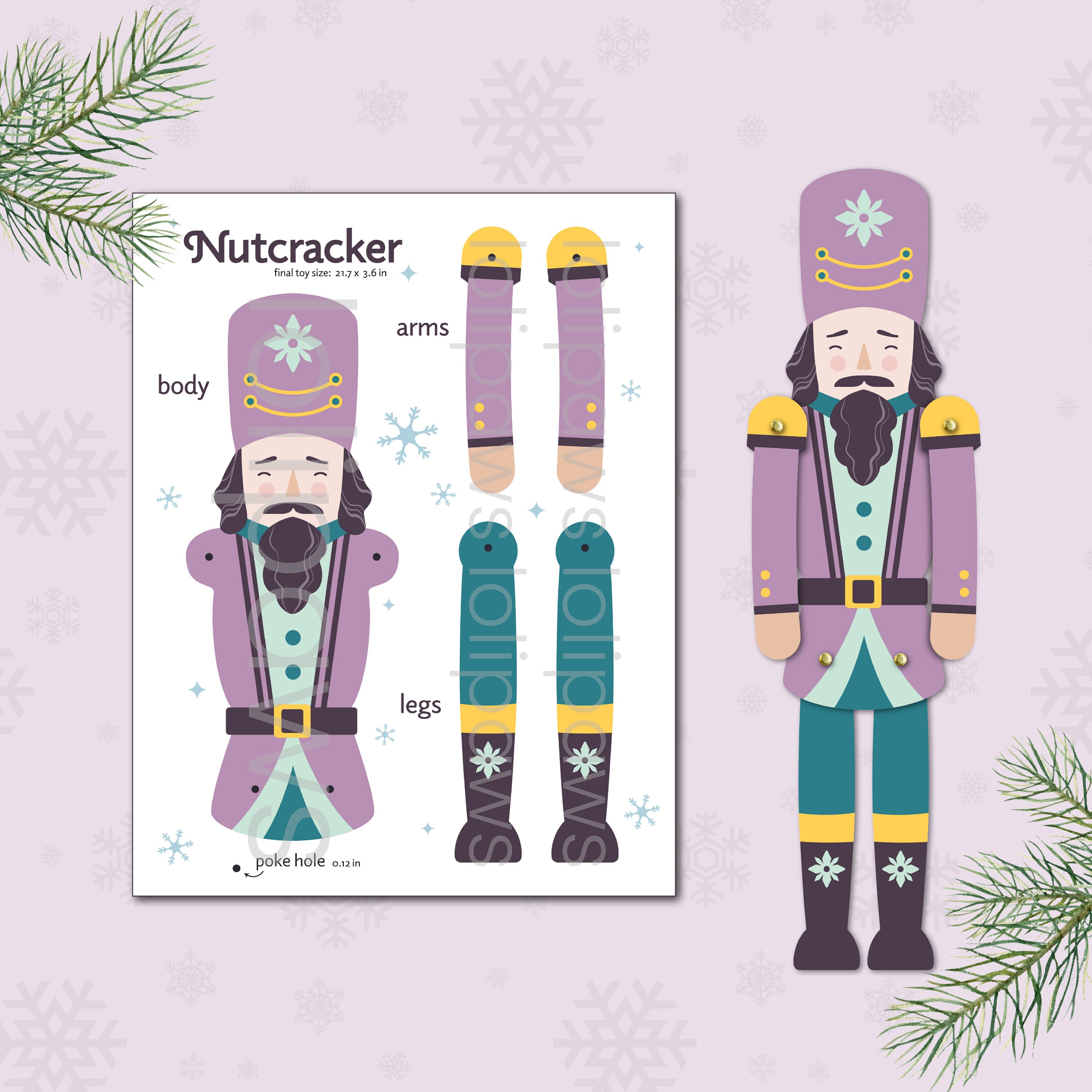 Holiday Crafts for Kids Easy DIY Christmas Nutcracker Toy/ornament ...