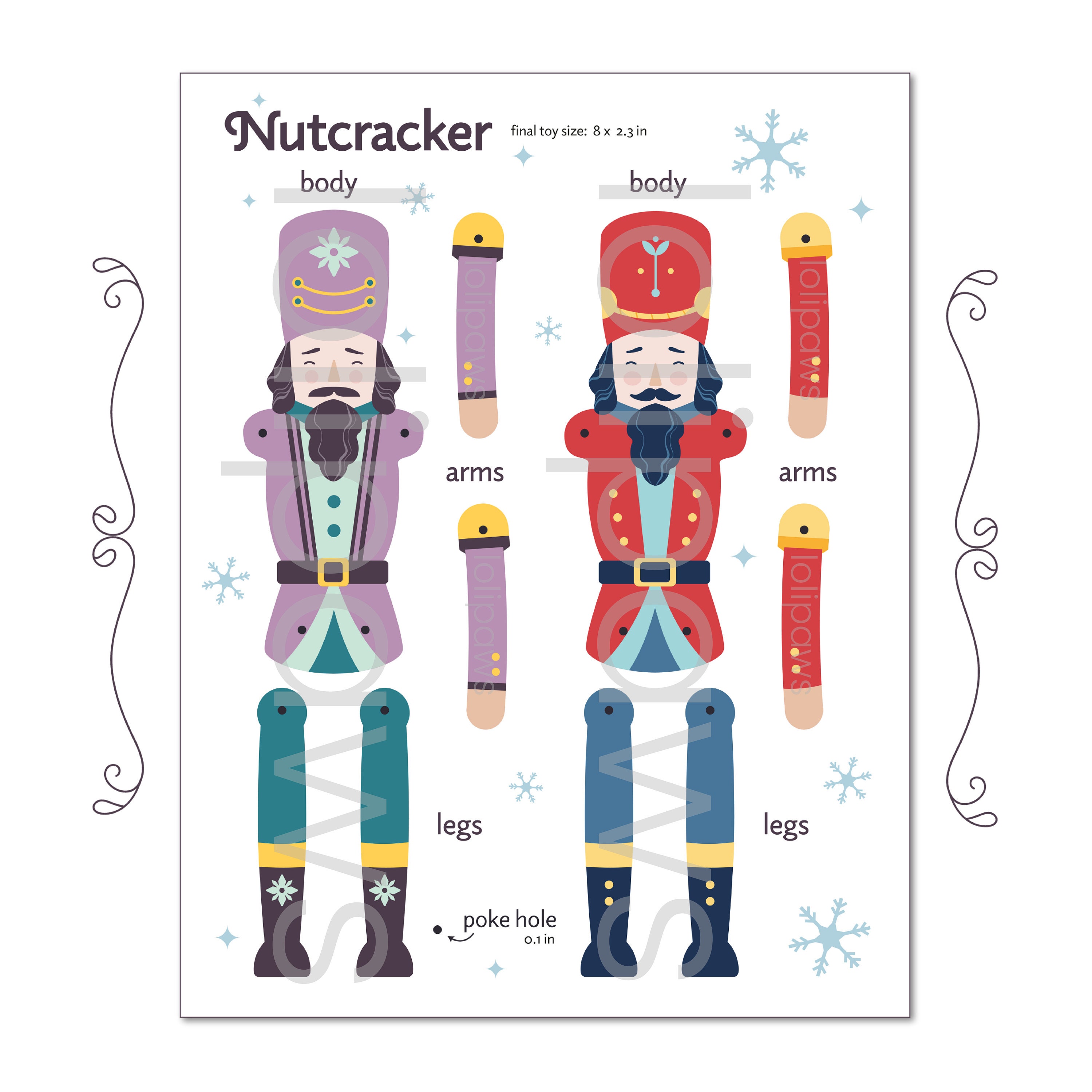 Holiday Crafts for Kids Easy DIY Christmas Nutcracker Toy/ornament ...