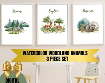 Watercolor Animals Calendar 2024desk Calendar2024 Calendar - Etsy