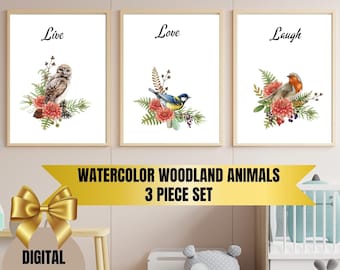 Watercolor Animals Calendar 2024desk Calendar2024 Calendar - Etsy