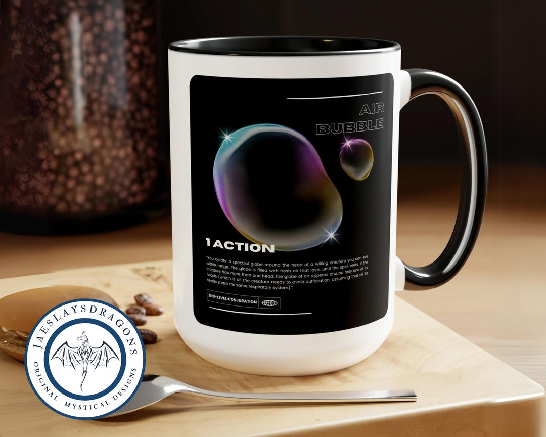 Air Bubble Dnd Mug Dungeon Master Cup, Dungeon Master Mug, Dnd Cup ...
