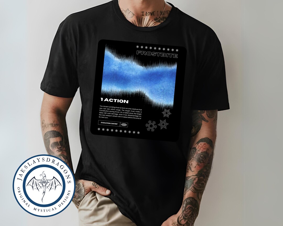 Frostbite Spell Shirt Dnd Shirt Dungeon Master Gifts Dungeon Master Dnd ...