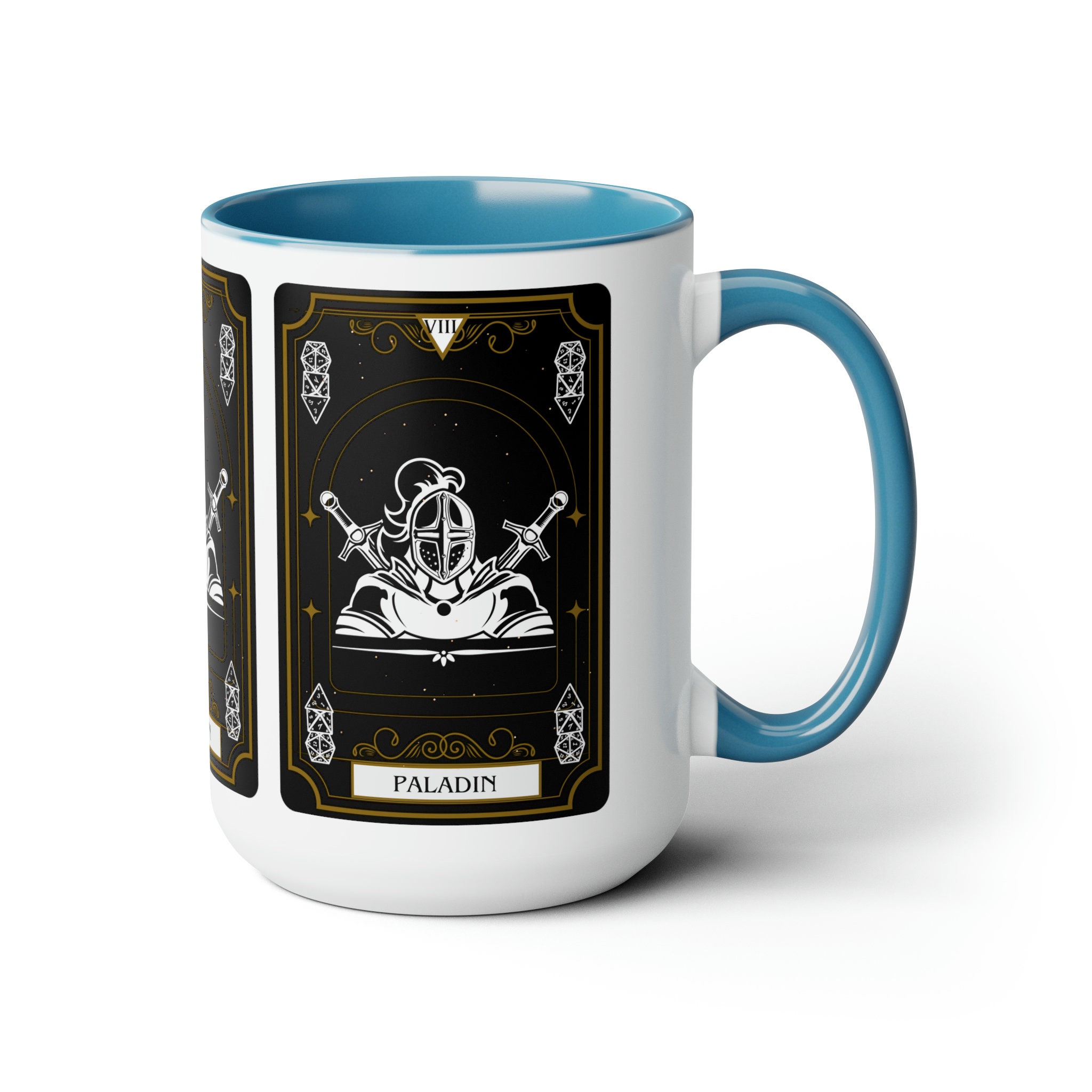 Paladin Tarot Card Dnd Mug, Dungeon Master Cup, Dungeon Master Mug, Dnd ...