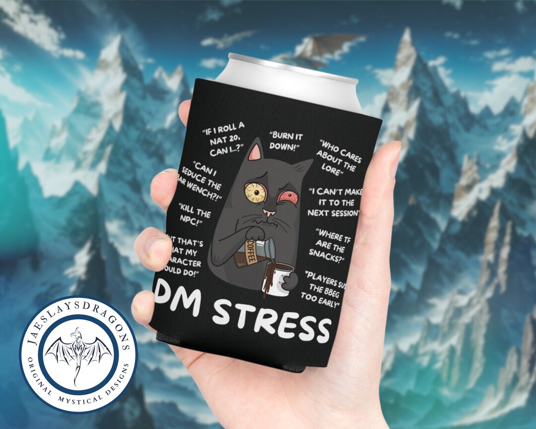 DM Stress Can Cooler Dimension 20 Nat 20 Dnd Present Dungeon Master D20 ...