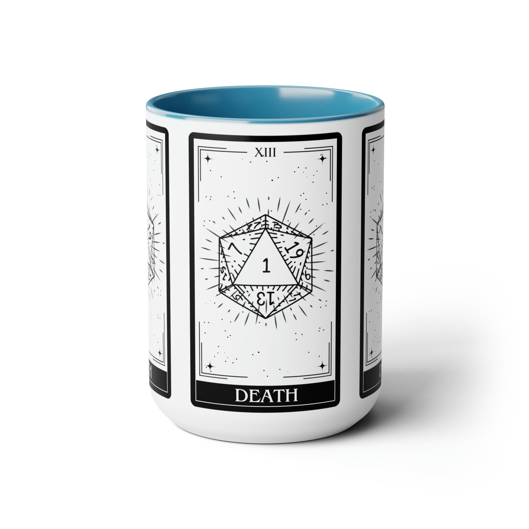 Death Tarot Card Dnd Mug, Dungeon Master Cup, Dungeon Master Mug, Dnd ...