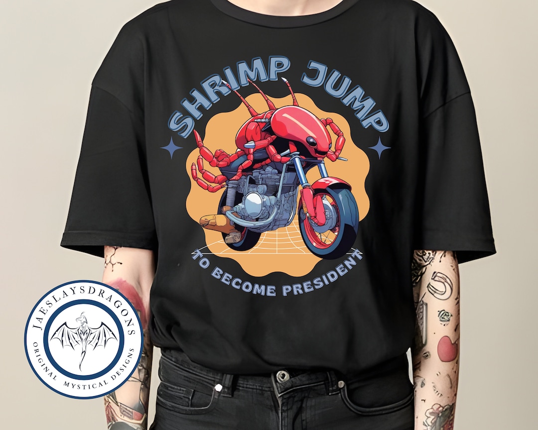 Shrimp Jump to Become President | Dnd | D20 Dice | Dnd Tshirt | Funny ...