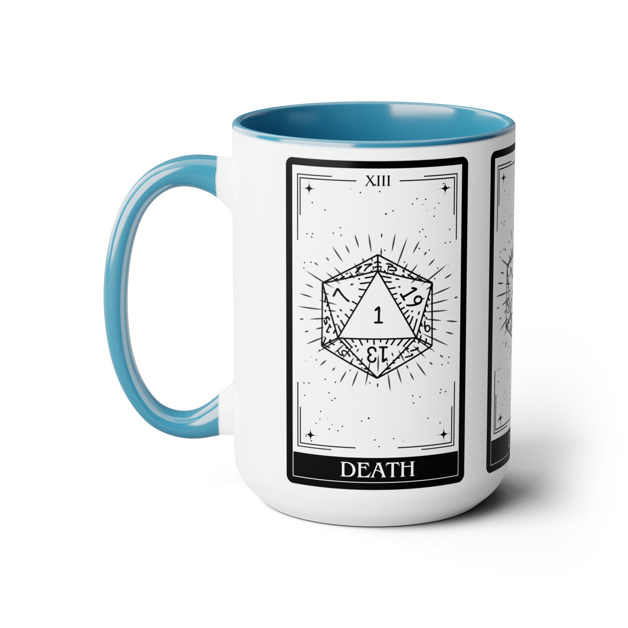 Death Tarot Card Dnd Mug, Dungeon Master Cup, Dungeon Master Mug, Dnd ...