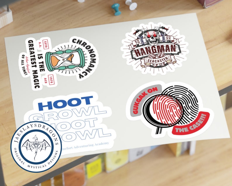 Fantasy High Sticker Sheets Dnd Stickers Dimension 20 Dungeons and ...