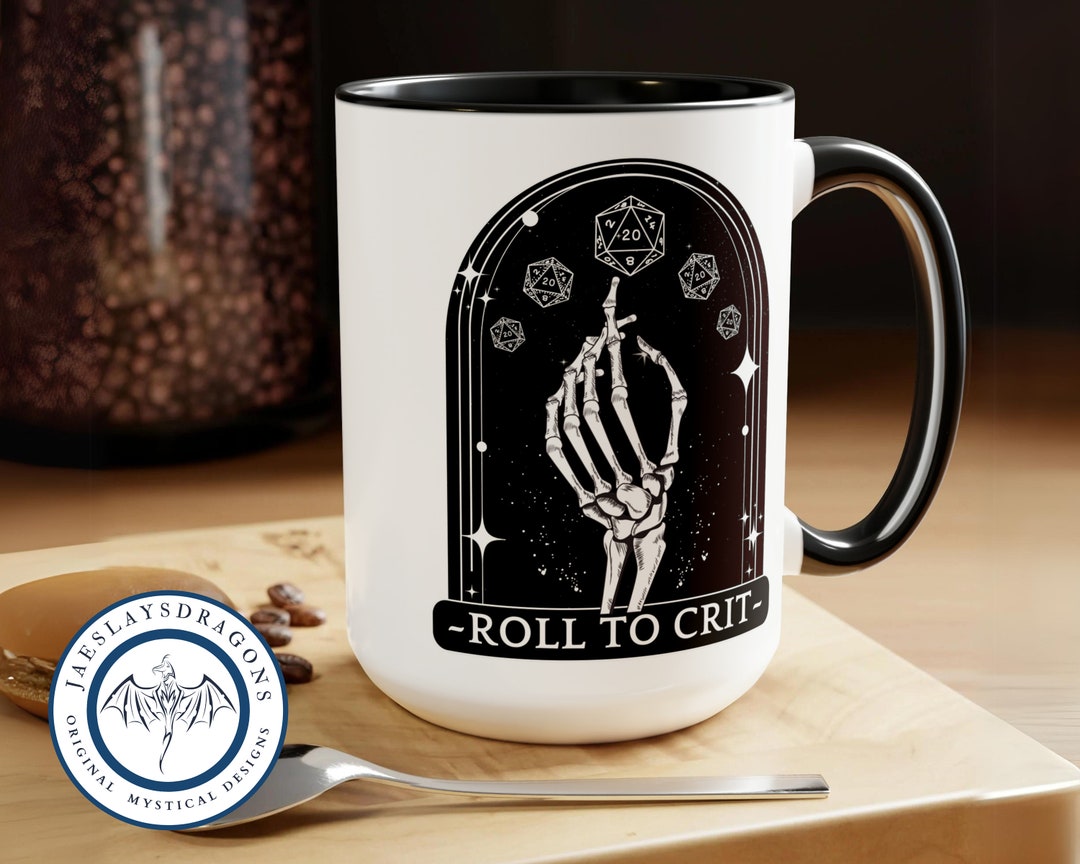 Roll to Crit Dnd Character Dungeon Master DM Mug Dungeons & Dragons Mug ...