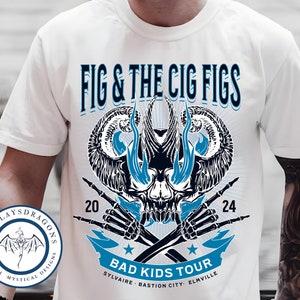 Fig and the Cig Figs Dnd Dice D20 Dice Dnd Tshirt Dimension 20 Bad Kids ...