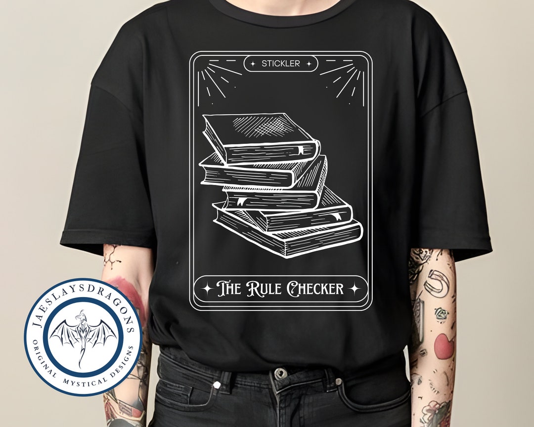 The Rule Checker Tarot Card Dnd Rogue Dungeons and Dragons D20 Dice Dnd ...