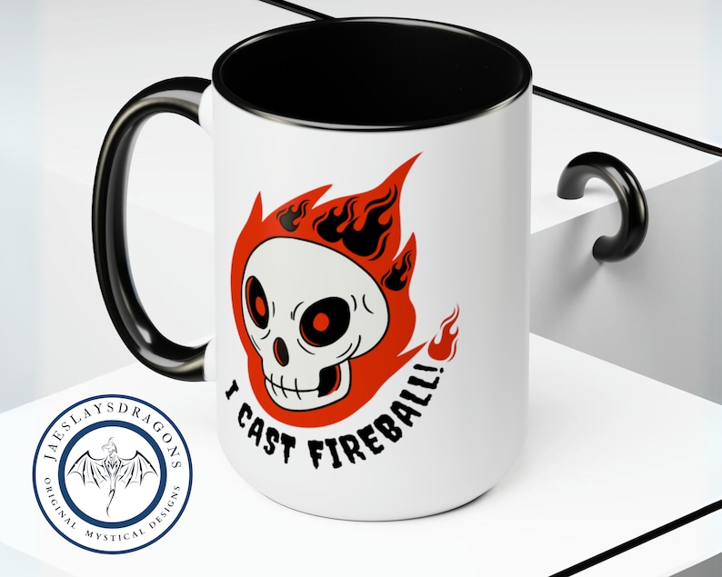 I Cast Fireball DND Wizard I Said Cast Fireball Dnd Mug Dungeons ...