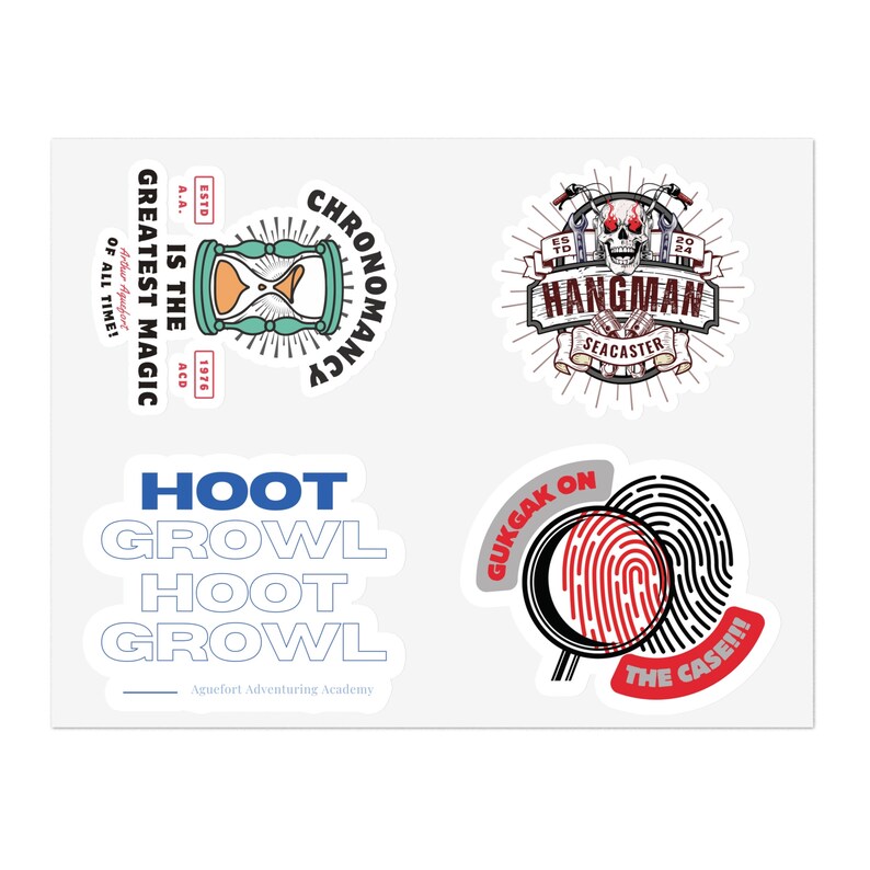 Fantasy High Sticker Sheets Dnd Stickers Dimension 20 Dungeons and ...