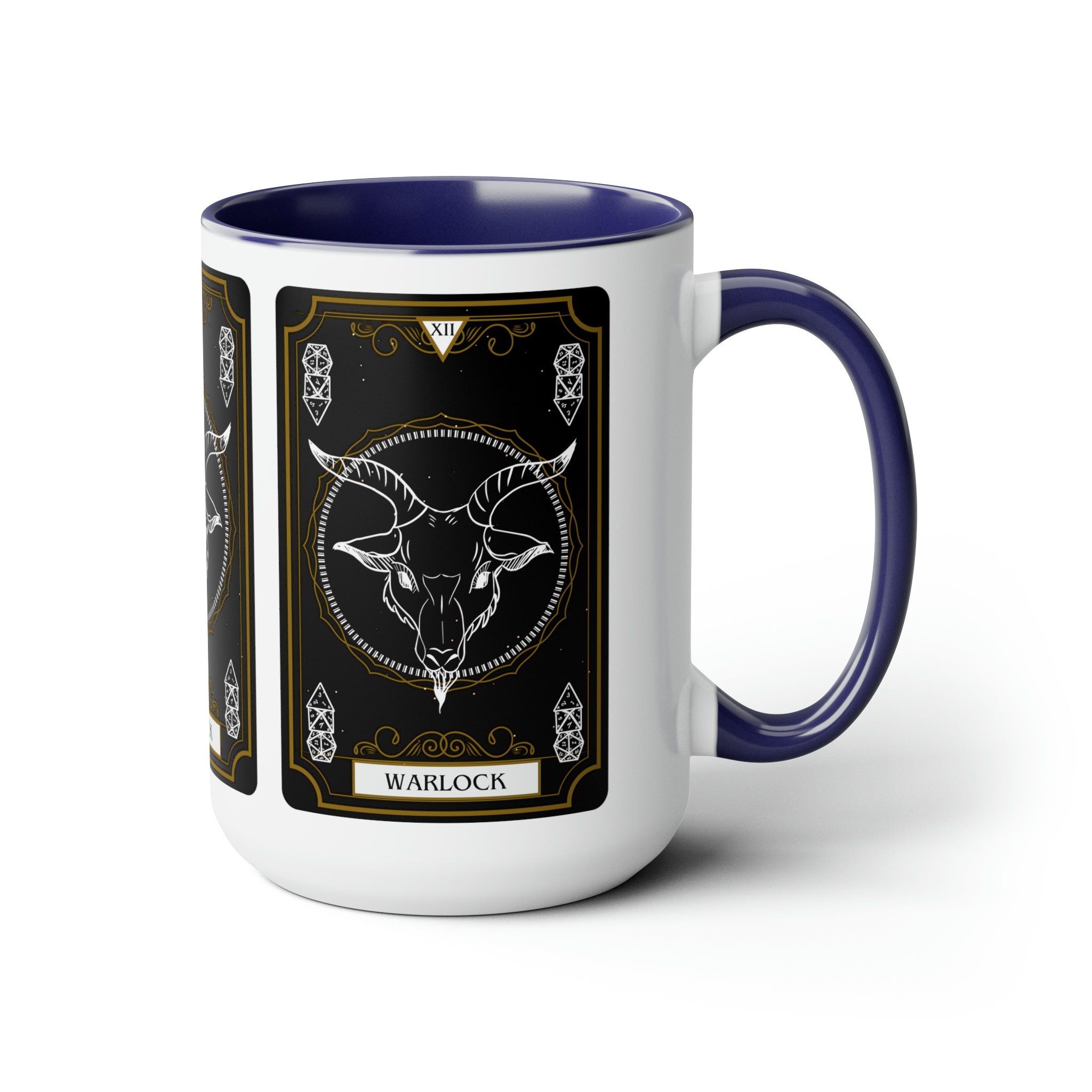 Warlock Tarot Card Dnd Mug, Dungeon Master Cup, Dungeon Master Mug, Dnd ...