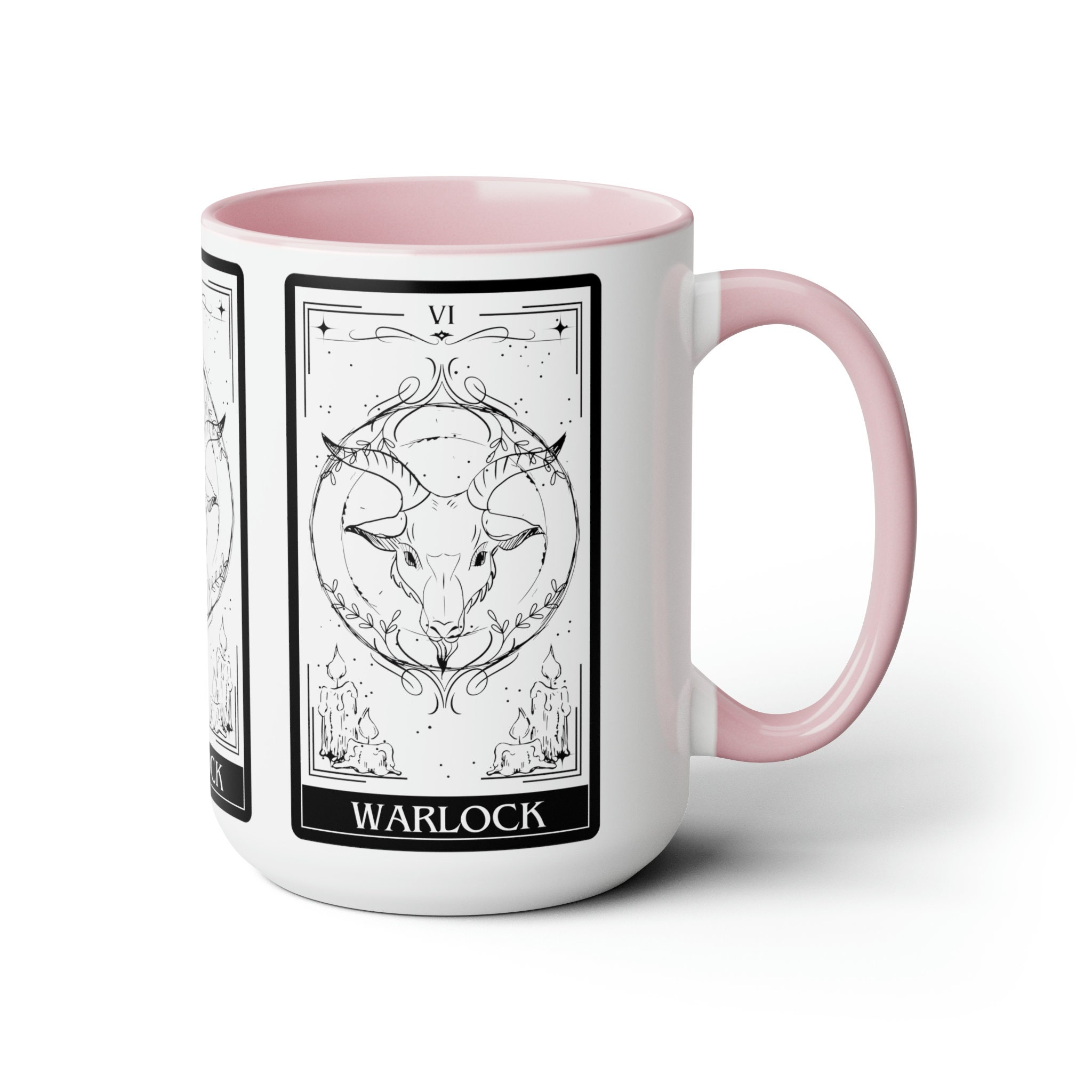 Warlock Tarot Card Dnd Mug, Dungeon Master Cup, Dungeon Master Mug, Dnd ...