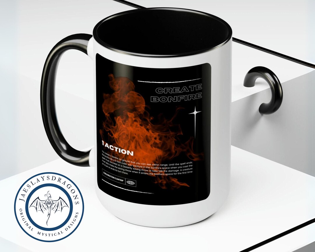 Create Bonfire Dnd Mug, Dungeon Master Cup, Dungeon Master Mug, Dnd Cup ...