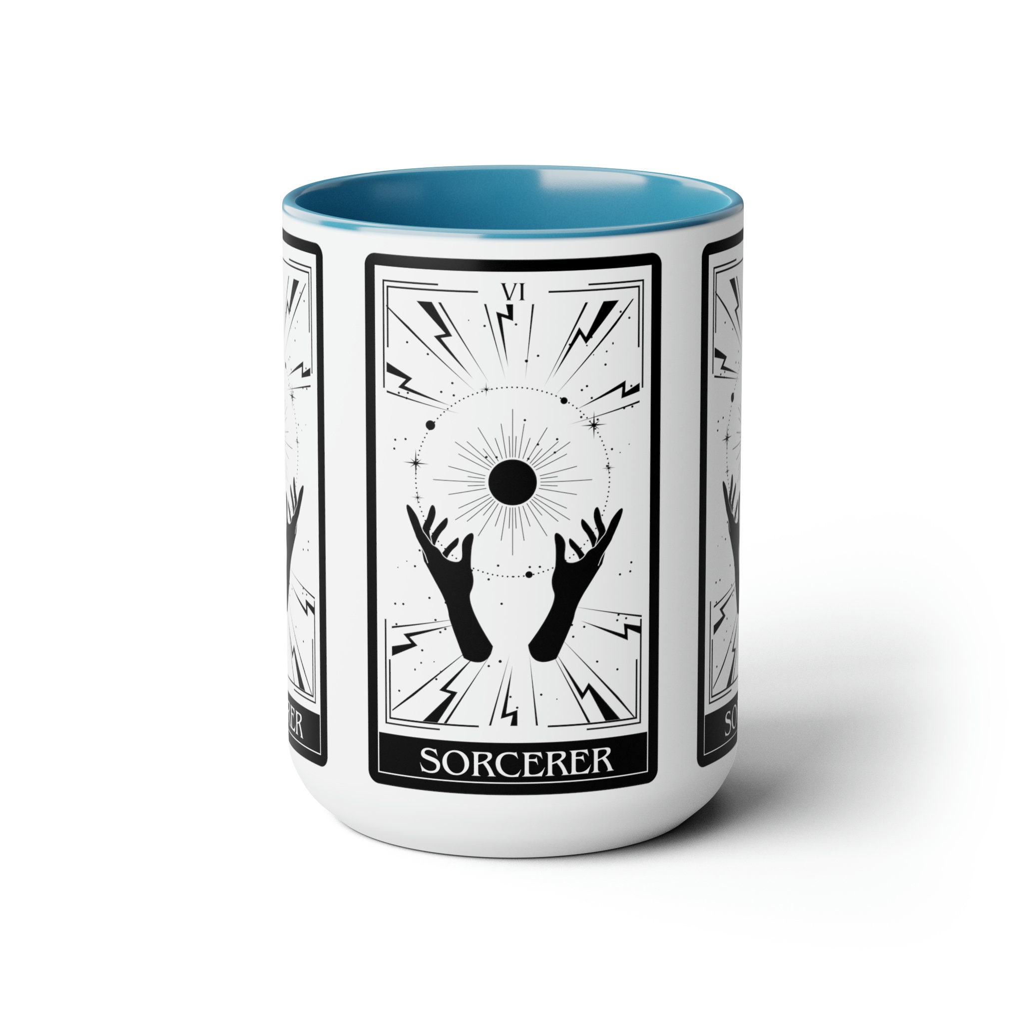 Sorcerer Tarot Card Dnd Mug, Dungeon Master Cup, Dungeon Master Mug ...