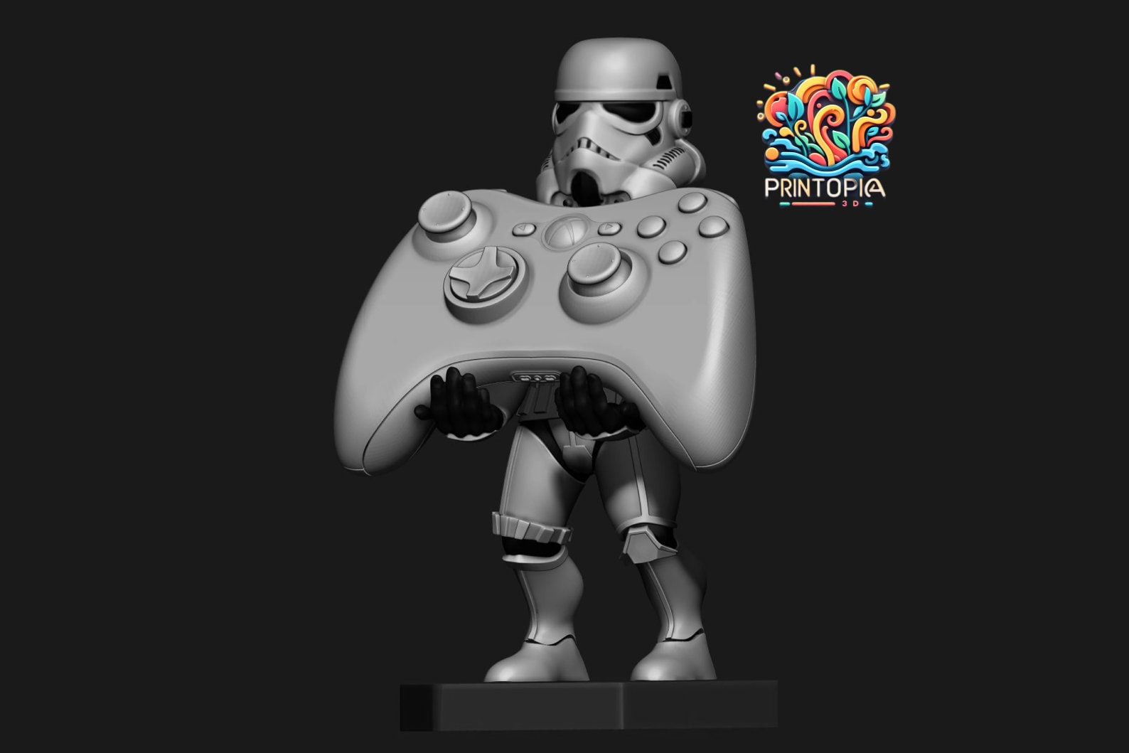 Storm Trooper Controller Stand STL FILE | Ps5, Xbox, Nintendo | Great ...