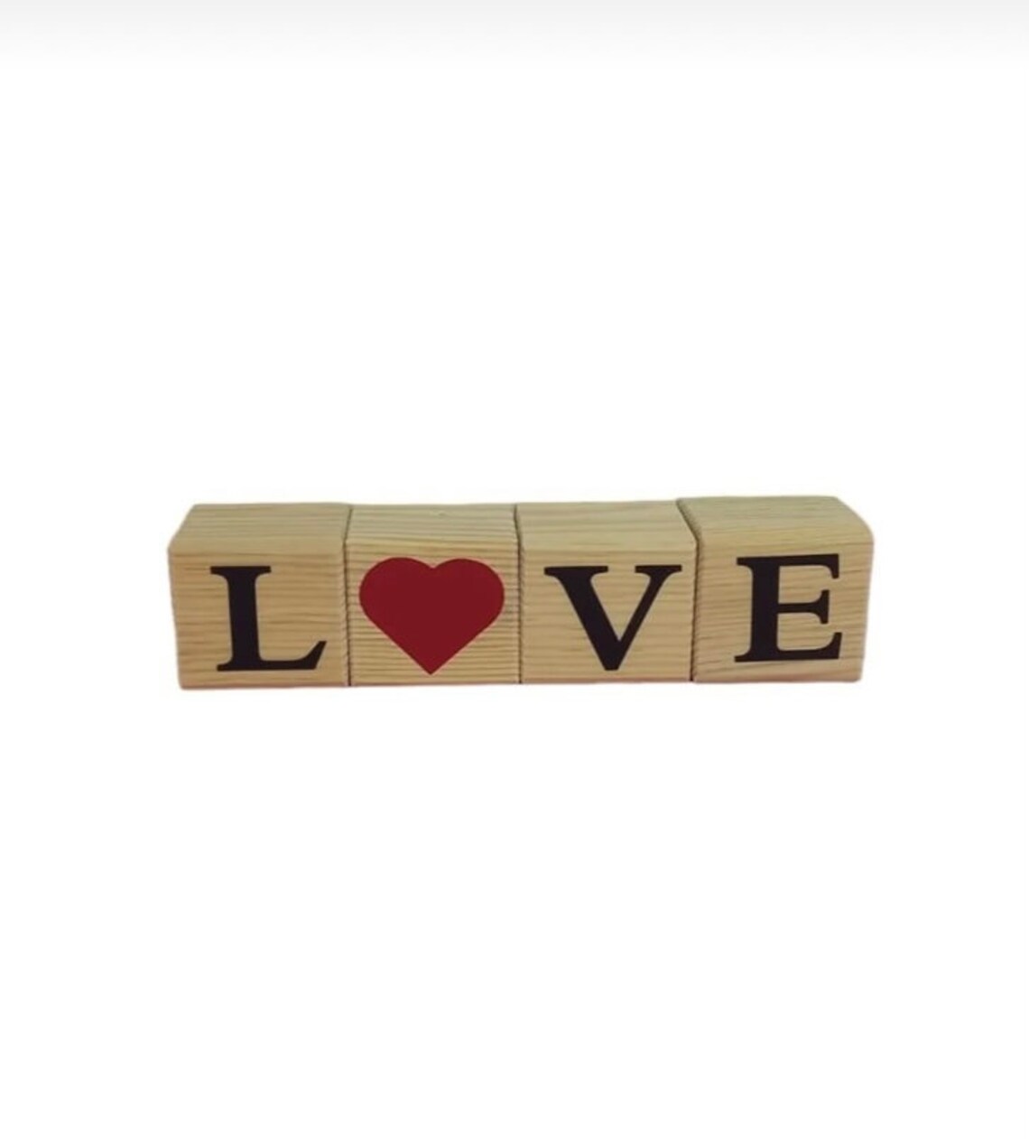 Love Coffee Wood Decor Cub, Coffee Decor Cub, Love Decor Cub, Wood Cub ...