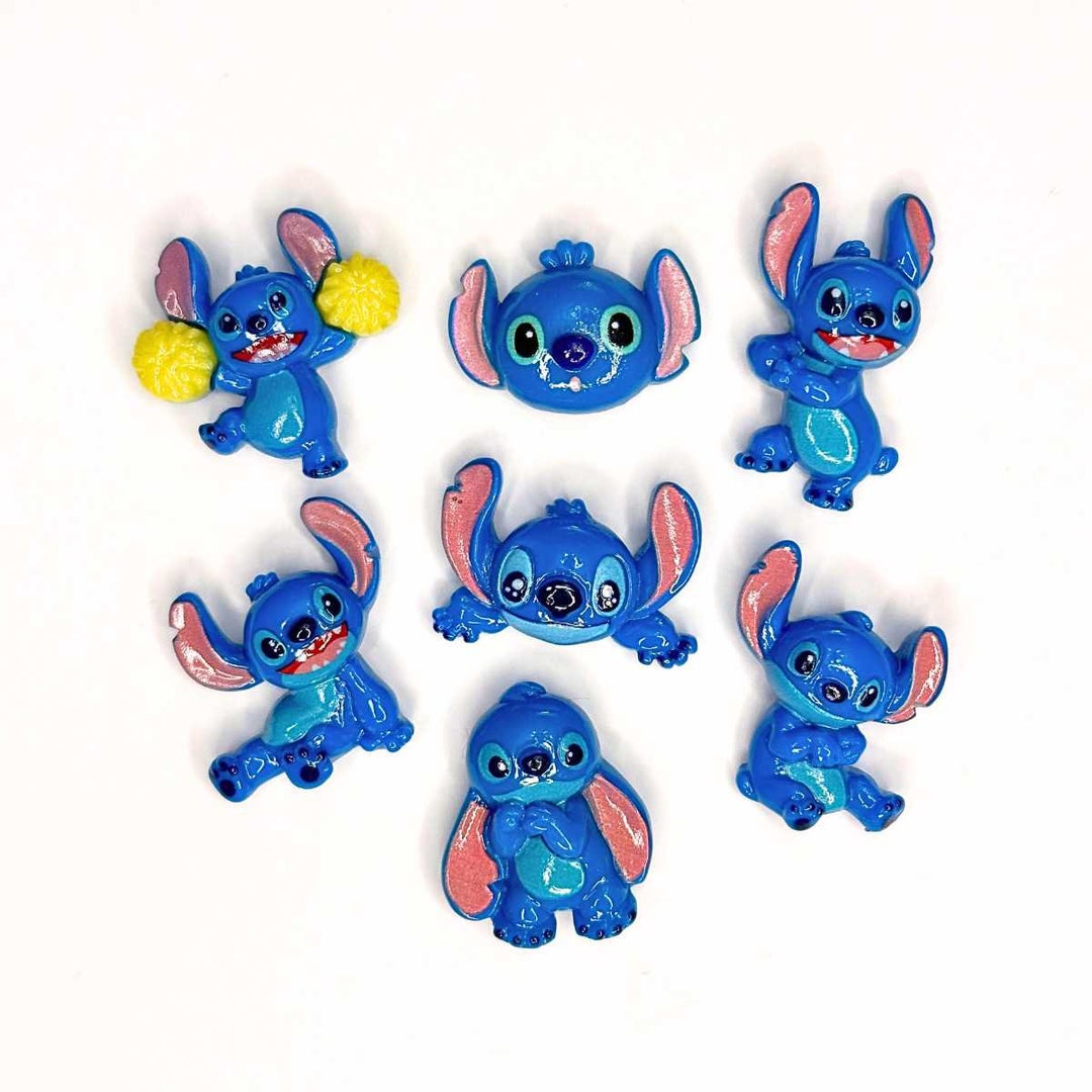 Blue Stitch Charms, DIY Charms, Resin Charm, Kawaii, Kawaii Gift, Arts ...
