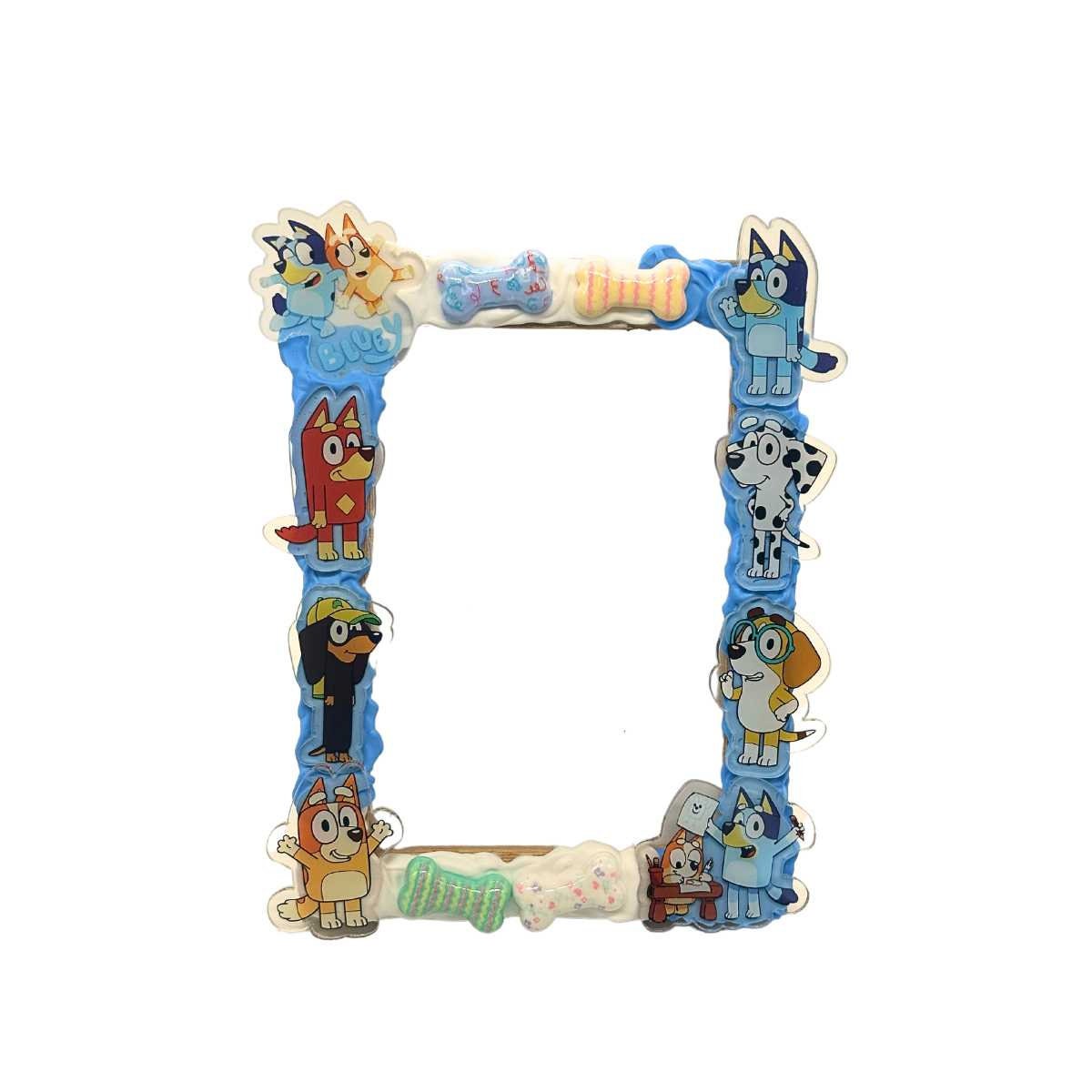 Bluey DIY Photo Frame Kit Cream Glue Acyrlic Charms - Etsy