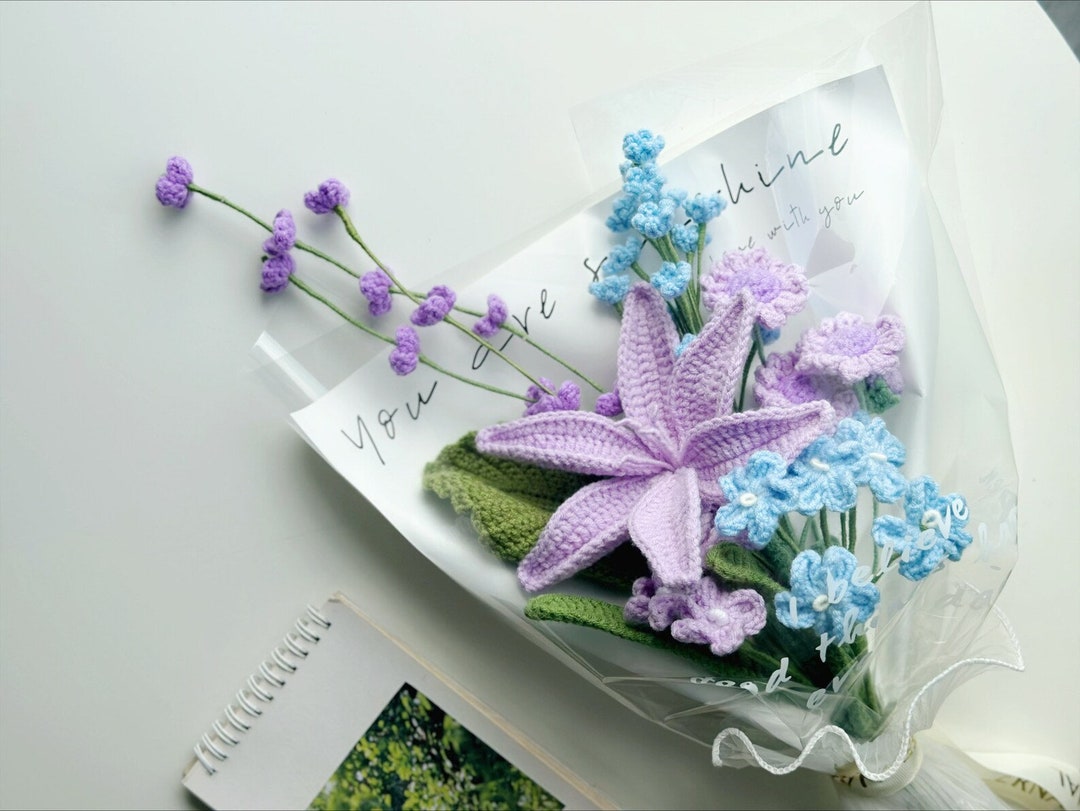 Crochet Mixed Bouquet Flower, Crochet Flower Bouquet, Crochet Wedding ...