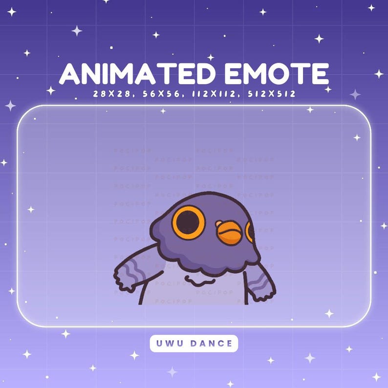Pigeon Emote Animated, Twitch Animal Bird Dancing Streaming Decoration ...