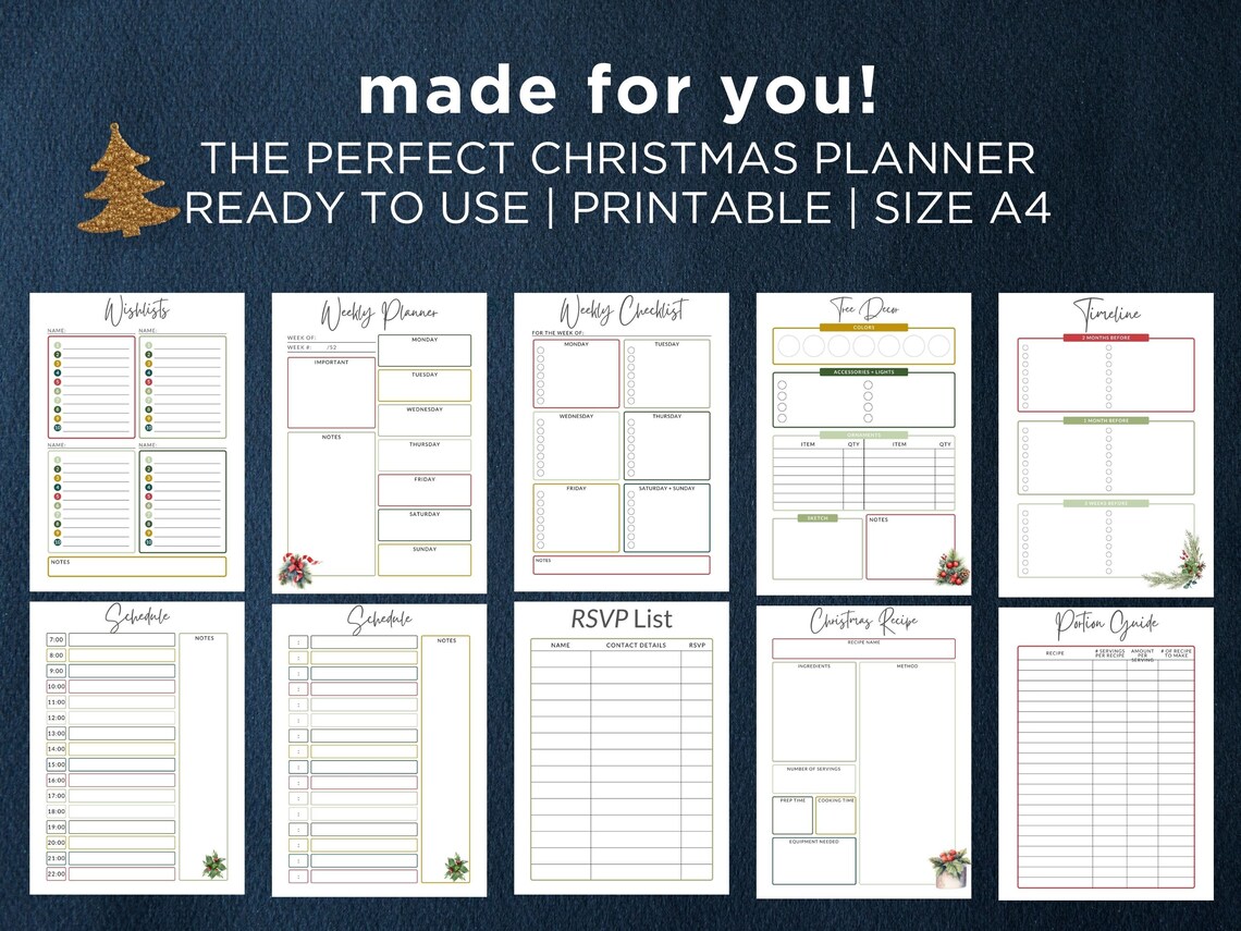 The Ultimate Christmas Planner| Digital Christmas Planner| Printable ...
