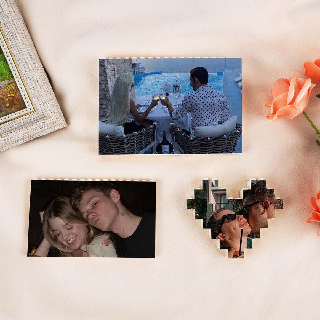 Customized Photos Rectangle/heart-shaped Building Blocks - Etsy