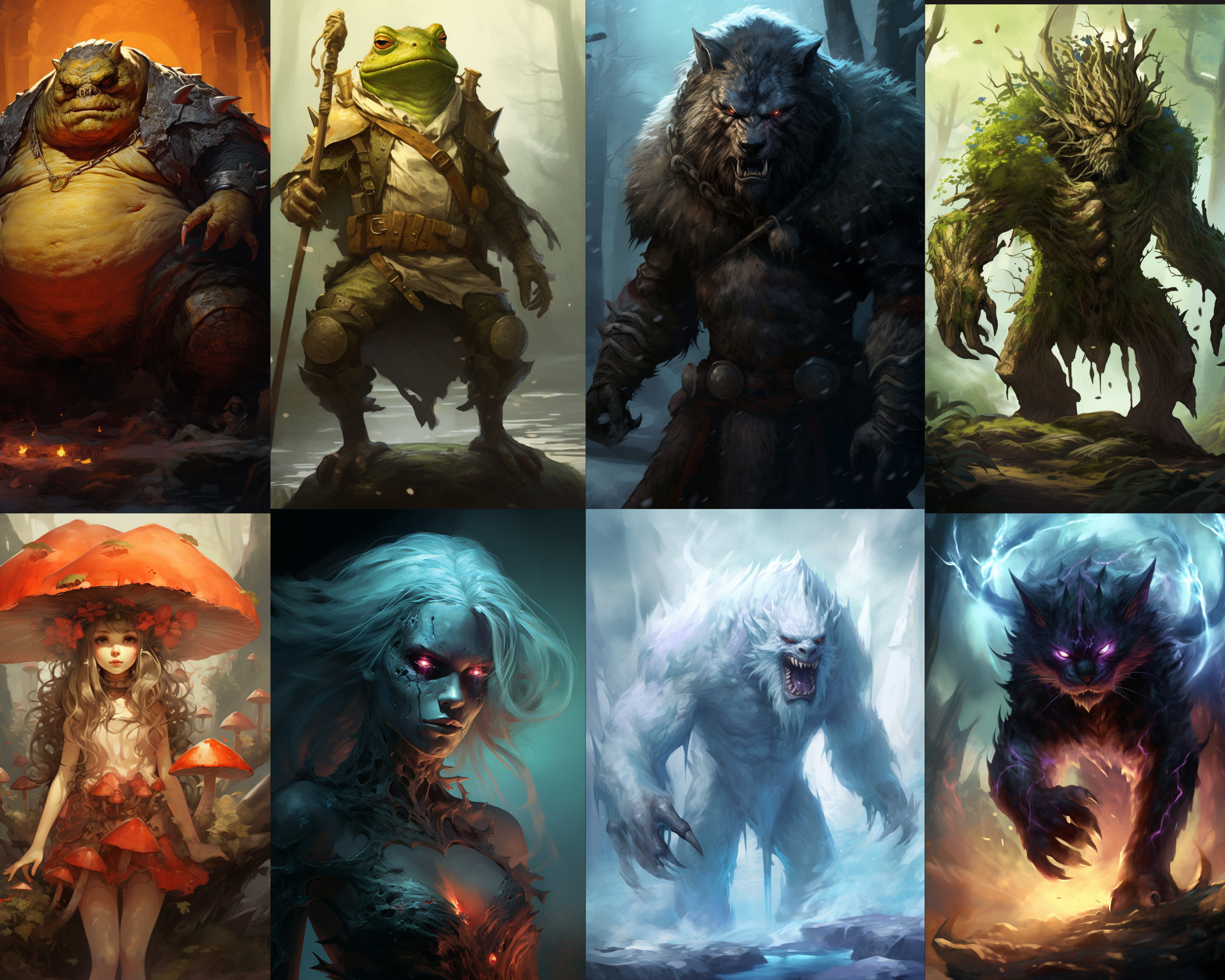 30 Monsters and Creatures, Dnd Illustrations, Monster Inspiration ...