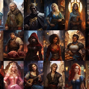 190 Villagers, Npcs Illustrations, NPC Inspiration Images, Character ...