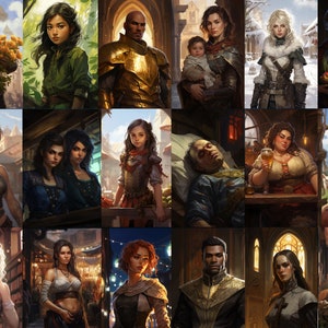 190 Villagers, Npcs Illustrations, NPC Inspiration Images, Character ...