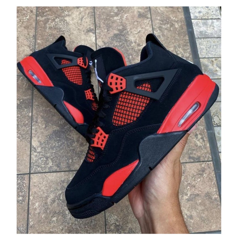 Jd4 Redthunder Sneaker & Athletic Shoes - Etsy