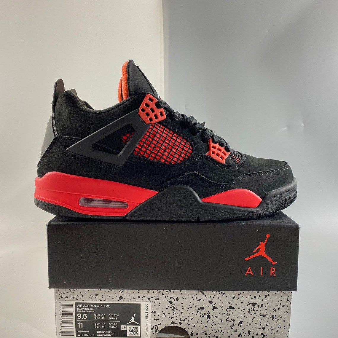 Jd4 Redthunder Sneaker & Athletic Shoes - Etsy