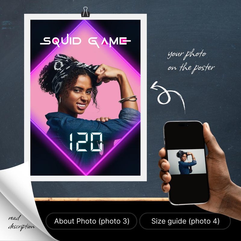 Squids Game Poster - Etsy