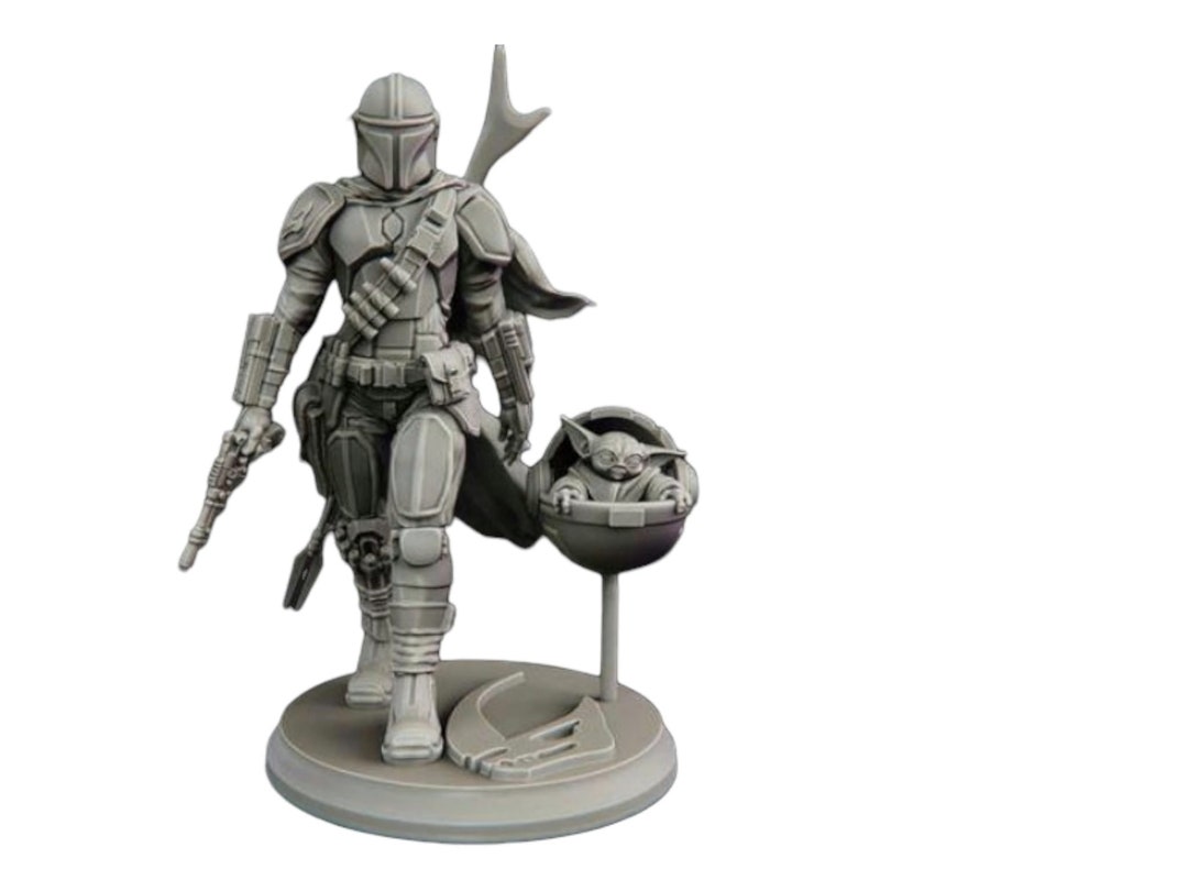 The Mandalorian STL File High-quality 3D Print Ready Digital Model - Etsy