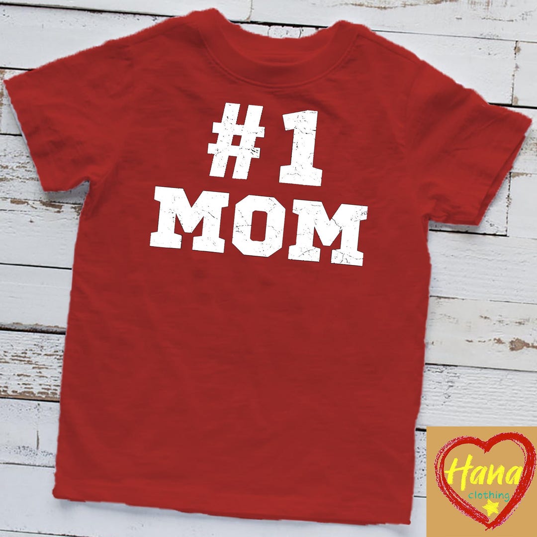 Mom Number One Mom Mama Mother Funny Mother's Day T-shirt - Etsy